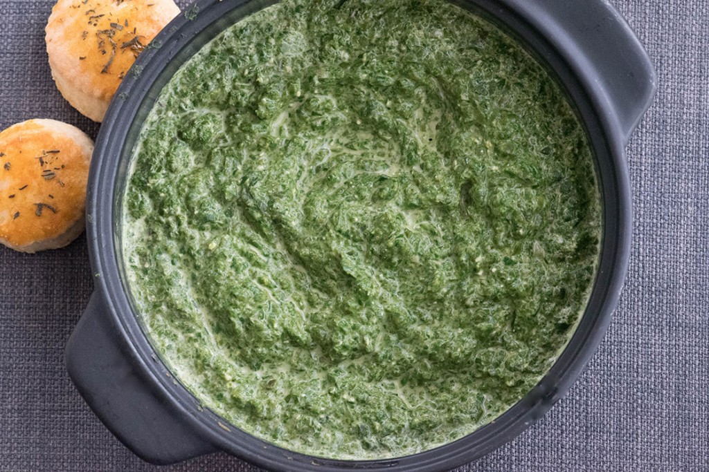 Classic French Creamy Spinach Puree | Lunchbox