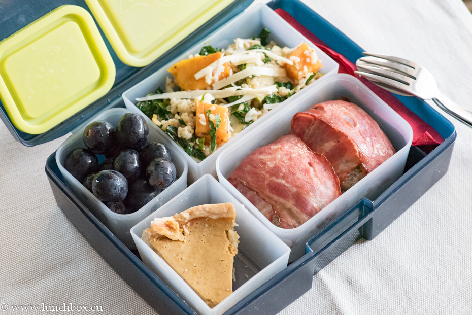 Lunchbox menu: Meatballs in bacon | Lunchbox