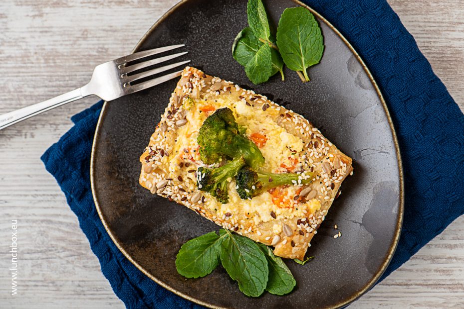 Мини тарт с броколи | Lunchbox