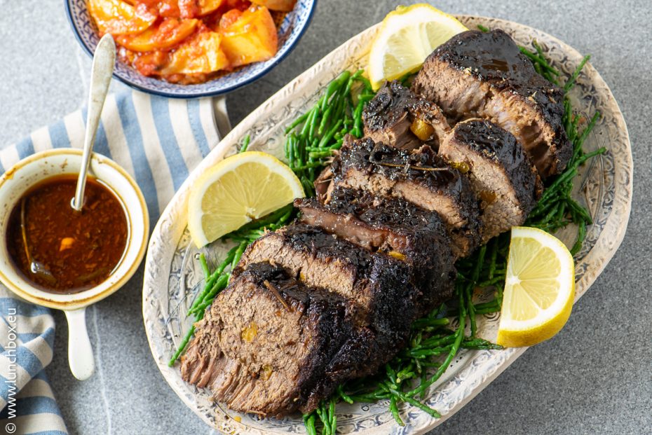 spiked baked beef | Lunchbox